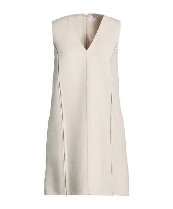 Brunello Cucinelli Sleeveless Vneck Flared Dress
