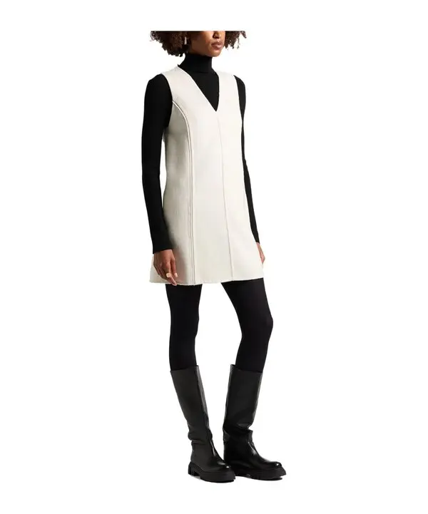 Brunello Cucinelli Sleeveless Vneck Flared Dress