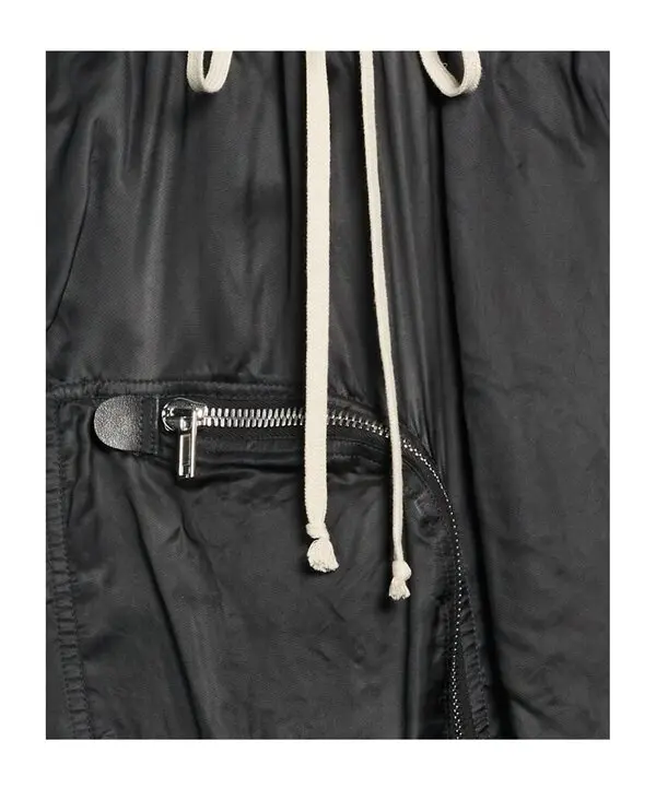 Rick Owens Solidcolor Asymmetric Wool Skirt