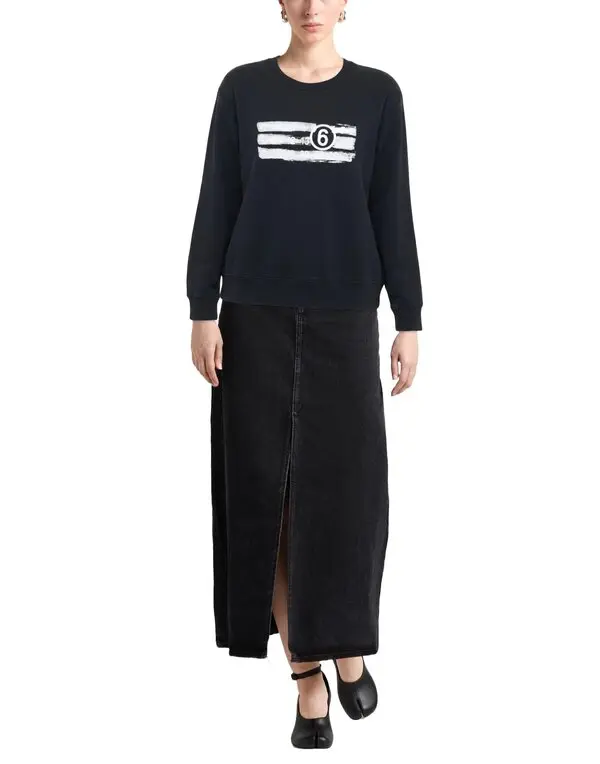 MAISON MARGIELA Printed Longsleeve Crewneck Sweatshirt