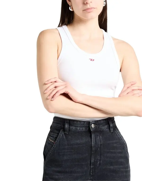 DIESEL® Solidcolor Sleeveless Tshirt