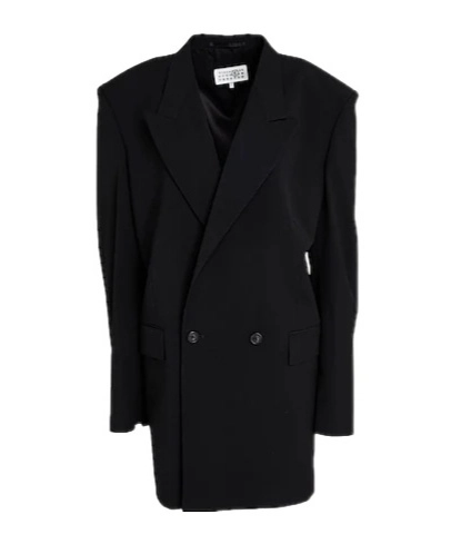 MAISON MARGIELA Minimalist Doublebreasted Blazer - Black