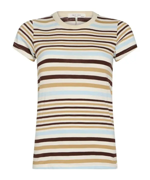 Rag & Bone Stripedprint Shortsleeve Tshirt