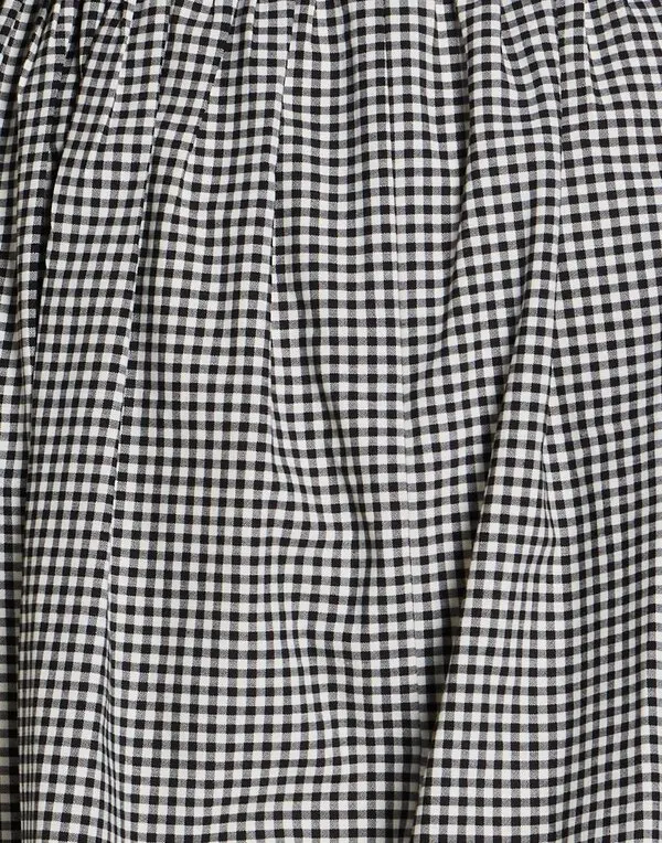 Marni Plaid Tulle Midi Skirt