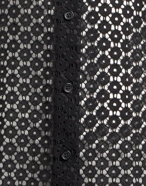 Rag & Bone Solidcolor Lace Shirt