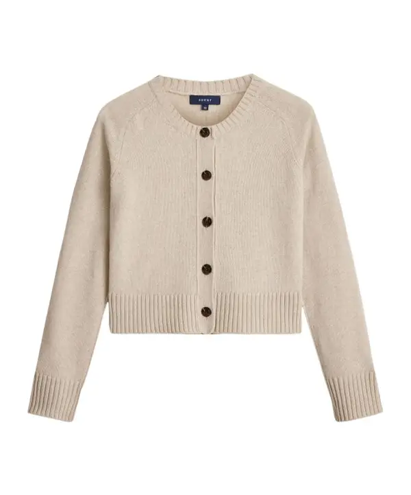 Soeur Single-breasted Ribbed Knit Top