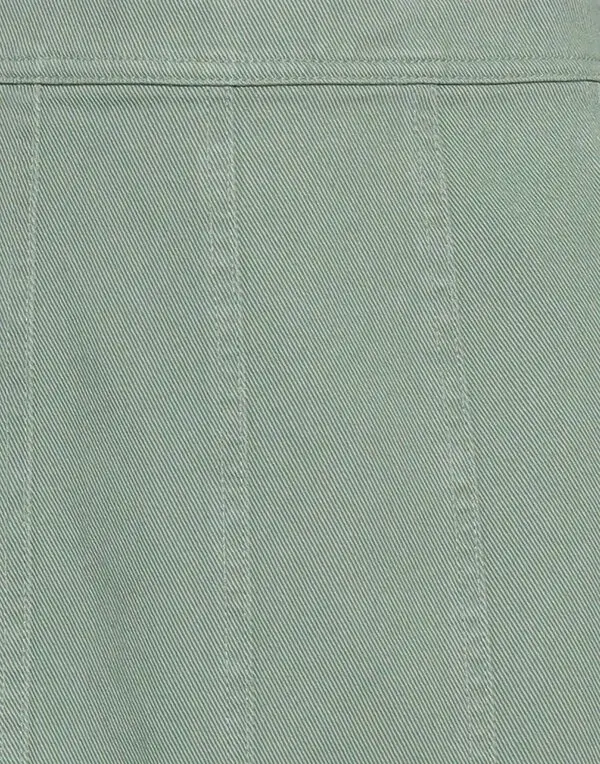 Max Mara Solid-colored Denim A-line Skirt