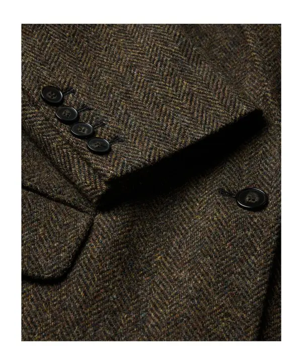 Soeur Herringbone-weave Single-breasted Jacket