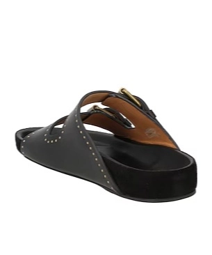 Isabel Marant Étoile Minimalist Solidcolor Leather Sandals