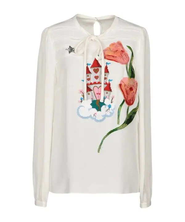 Dolce & Gabbana Simple Solid-color Long-sleeve Top