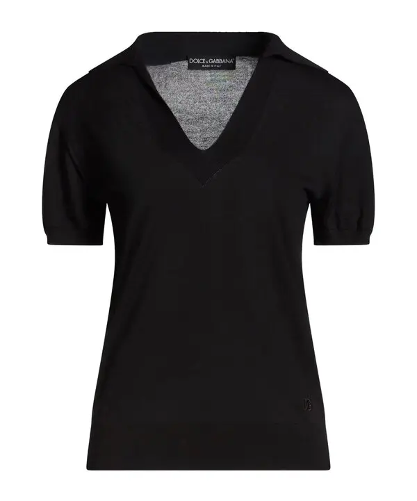 Dolce & Gabbana Casual Shortsleeve Polo Shirt - Black