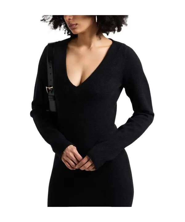 Sportmax Bodycon Long-sleeve Knit Dress
