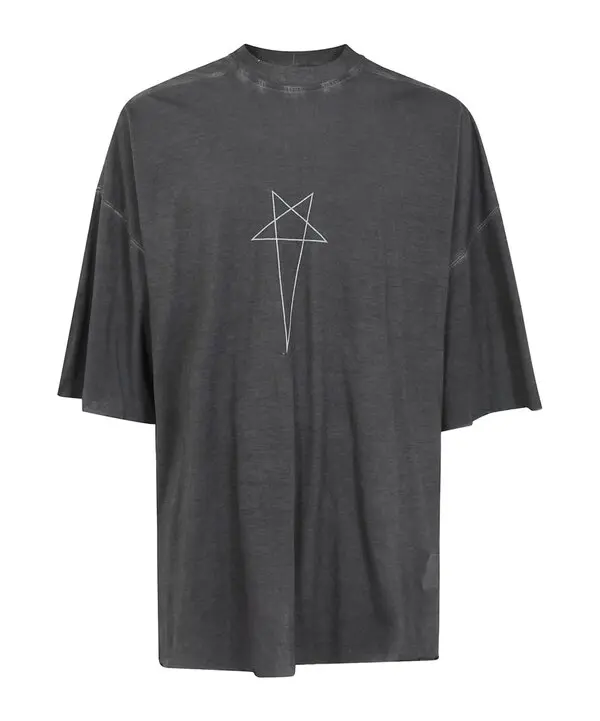 Rick Owens Short-sleeved T-shirt - Faded Black/silver