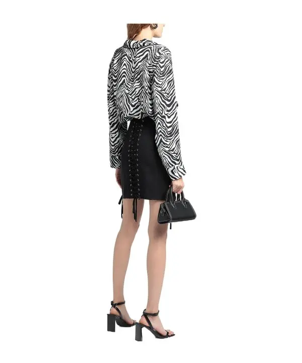Dolce & Gabbana Solid Color Fringe Midi Skirt