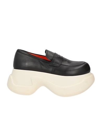 Marni Solidcolor Platform Leather Shoes