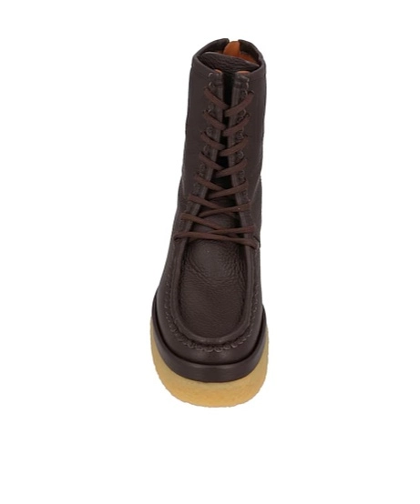 Chloé Solidcolor Laceup Ankle Boots