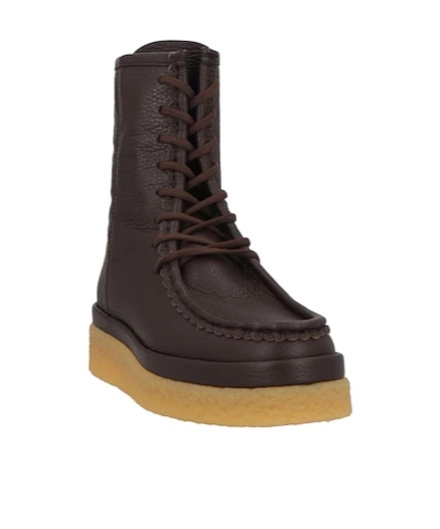 Chloé Solidcolor Laceup Ankle Boots