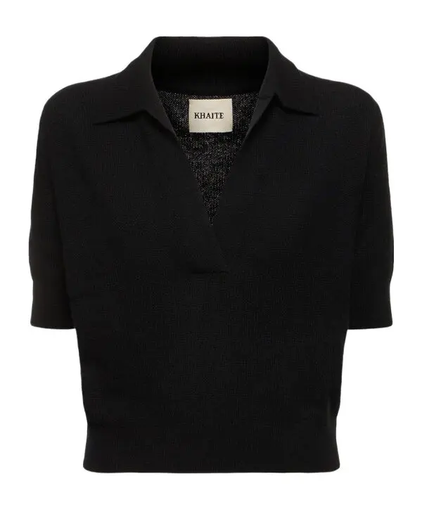 Khaite V-neck Pullover - Black