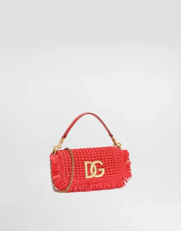 Dolce & Gabbana 3.5 Shoulder Bag In Raffia
