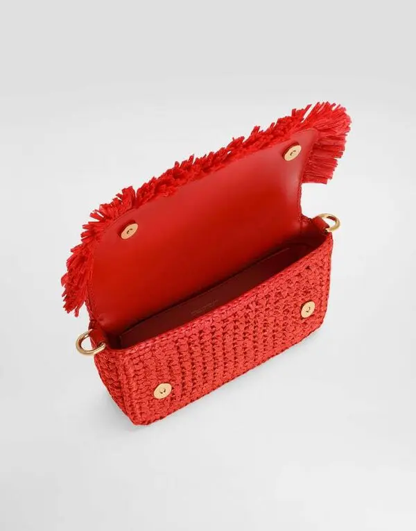 Dolce & Gabbana 3.5 Shoulder Bag In Raffia