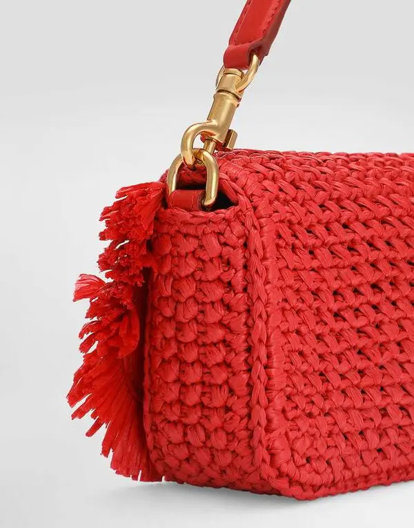 Dolce & Gabbana 3.5 Shoulder Bag In Raffia
