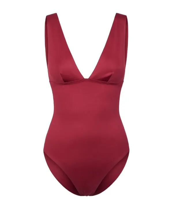 MC2 SAINT BARTH V-neck One-piece Swimsuit