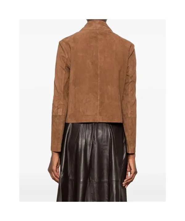 ARMA Suede Button-front Jacket