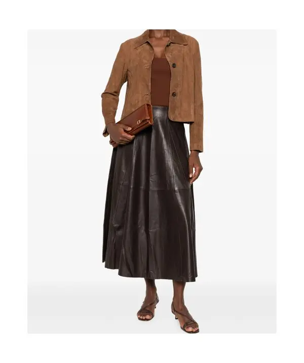 ARMA Suede Button-front Jacket