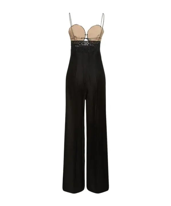 Stella McCartney Wide Suit With Decorative Neckline