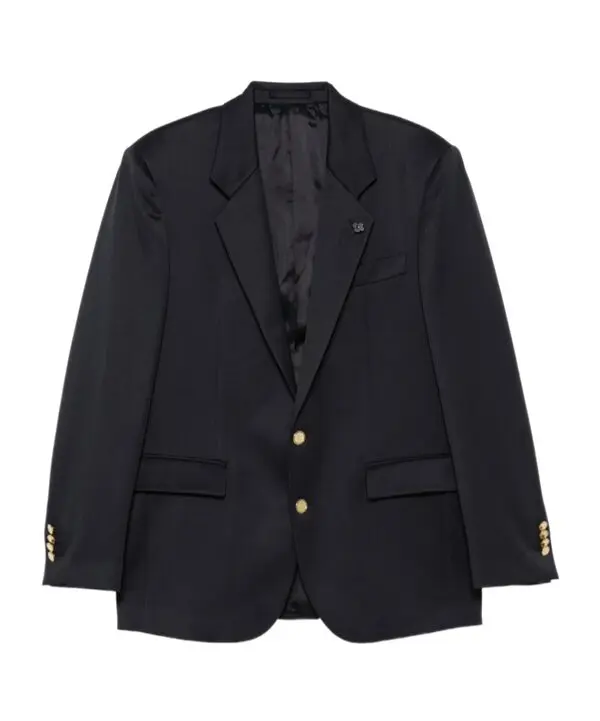 LARDINI Peak-lapels Button-up Jacket