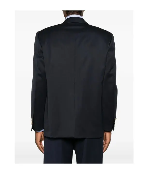 LARDINI Peak-lapels Button-up Jacket