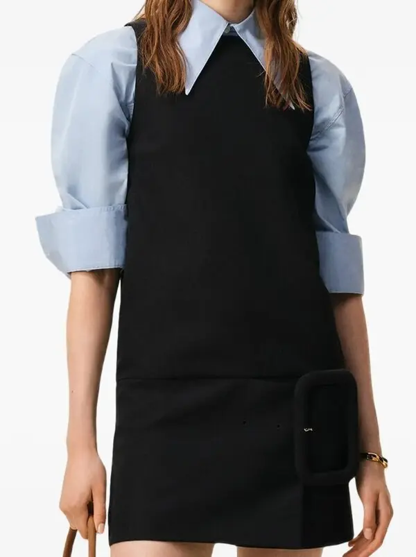 AMI Paris Belted Mini Dress
