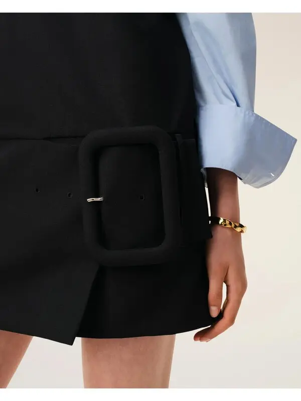 AMI Paris Belted Mini Dress
