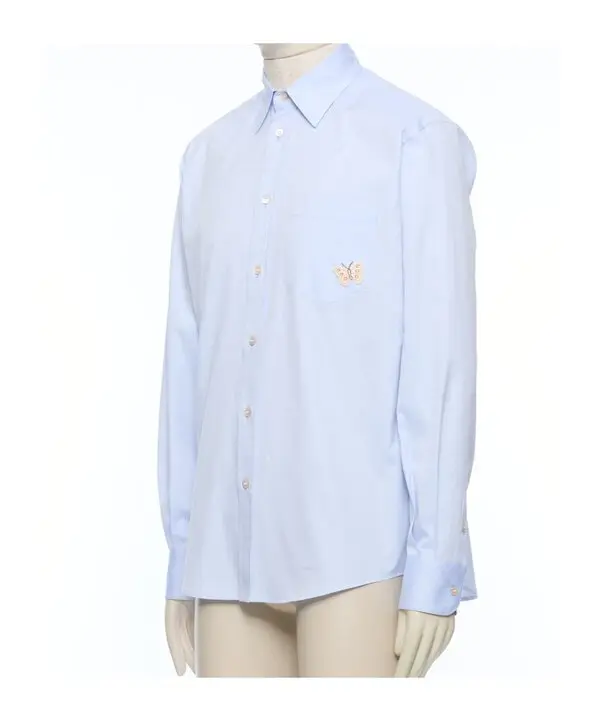 Valentino Garavani Butterfly Embroidered Long-sleeve Shirt