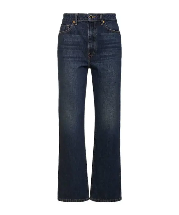 Khaite High-waisted Wide-leg Jeans