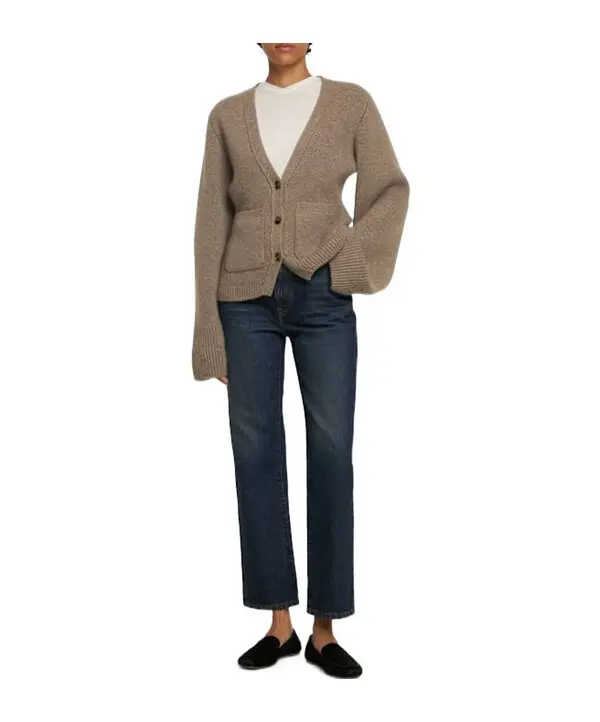 Khaite High-waisted Wide-leg Jeans