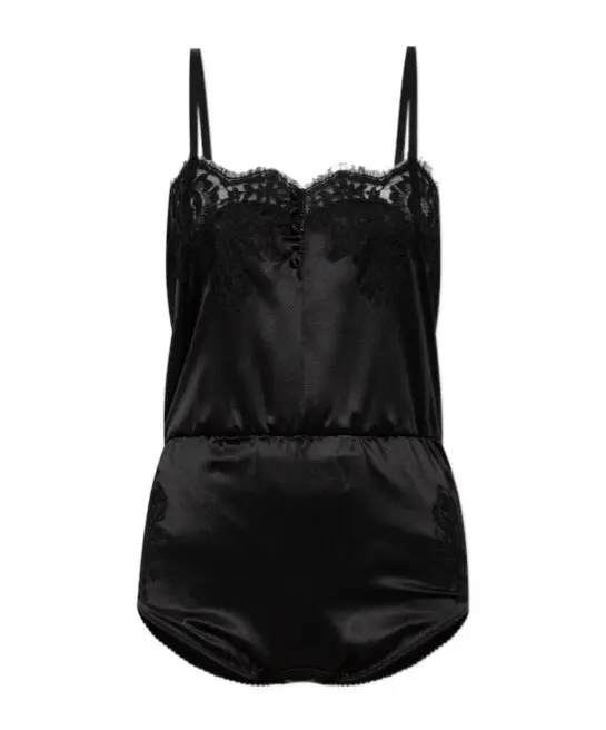 Dolce & Gabbana Dolce Gabbana Lace Detailed Bodysuit