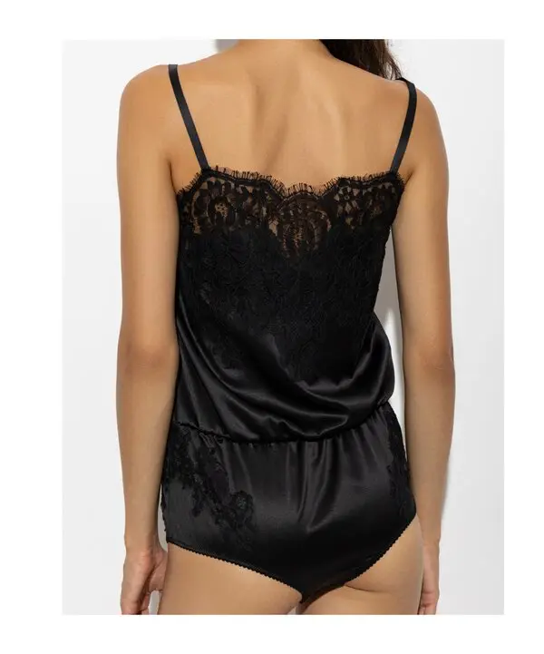 Dolce & Gabbana Dolce Gabbana Lace Detailed Bodysuit