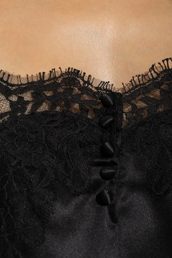 Dolce & Gabbana Dolce Gabbana Lace Detailed Bodysuit