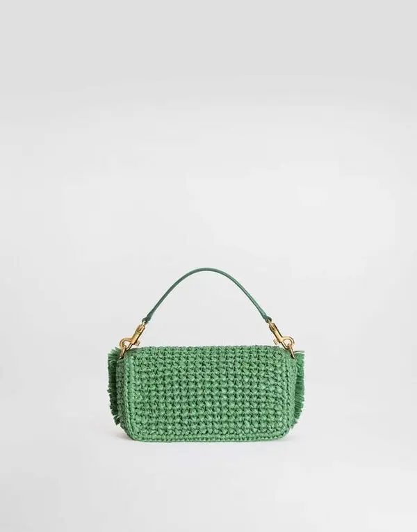 Dolce & Gabbana 3.5 Shoulder Bag In Raffia