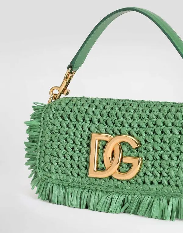 Dolce & Gabbana 3.5 Shoulder Bag In Raffia