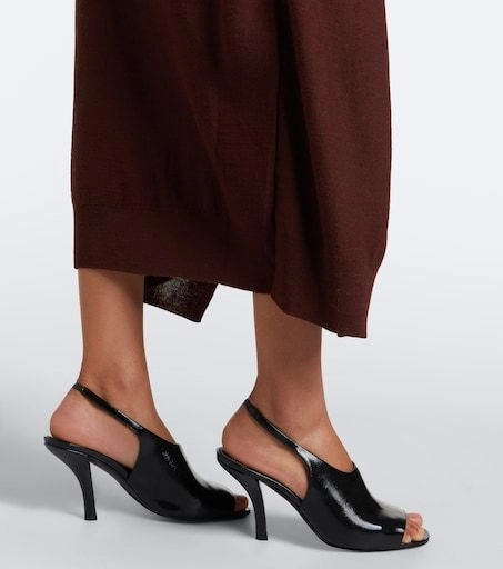 LEMAIRE Deconstructed Wool-blend Midi Dress - No