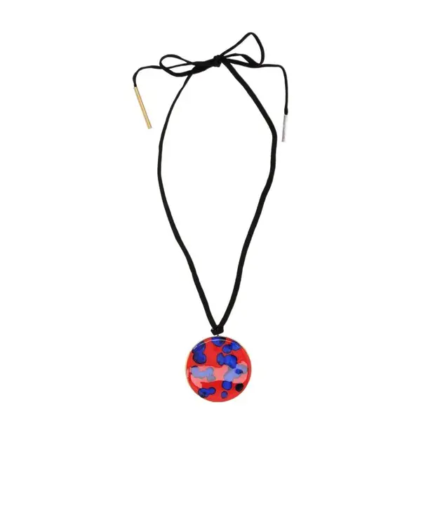 Dries Van Noten Pendant Necklace - Red