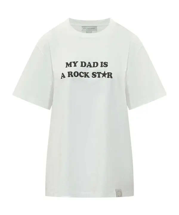 Stella McCartney My Dad Is A Rock Star" Short Sleeve T-shirt - No