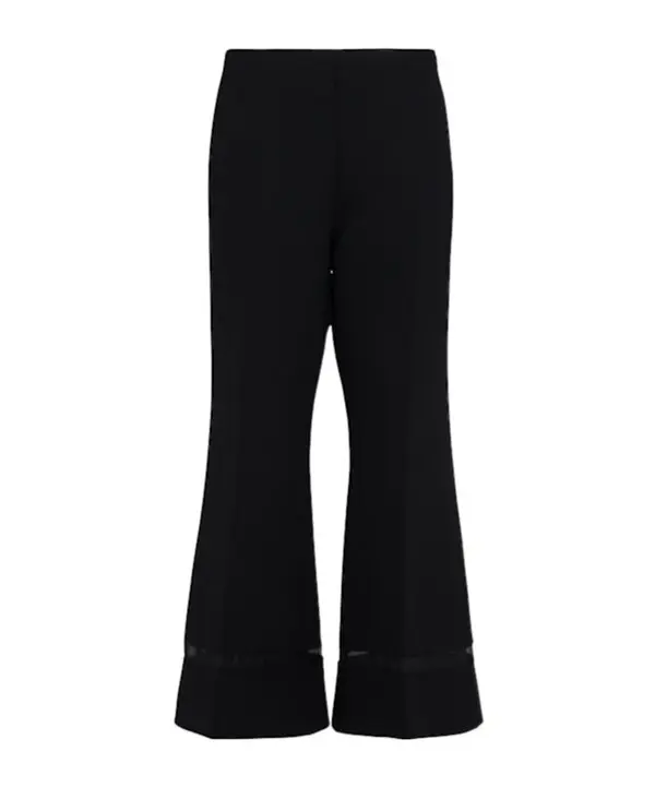Khaite Flared Wide-leg Trousers