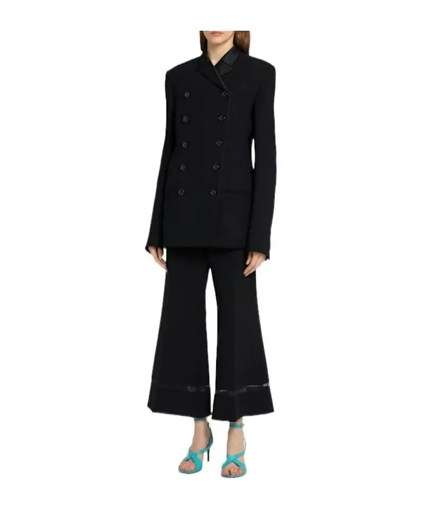 Khaite Flared Wide-leg Trousers