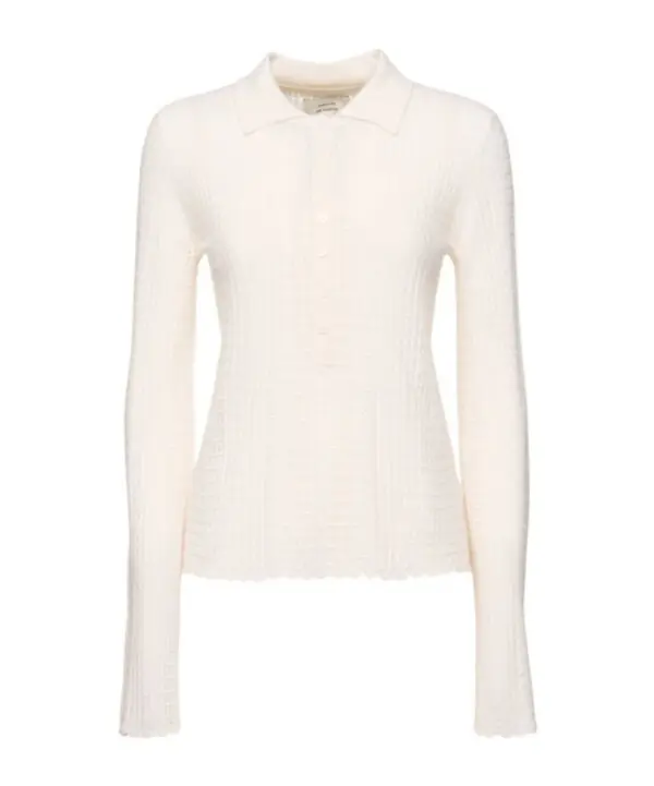 Loulou De Saison Long-sleeved Pullover With Collar