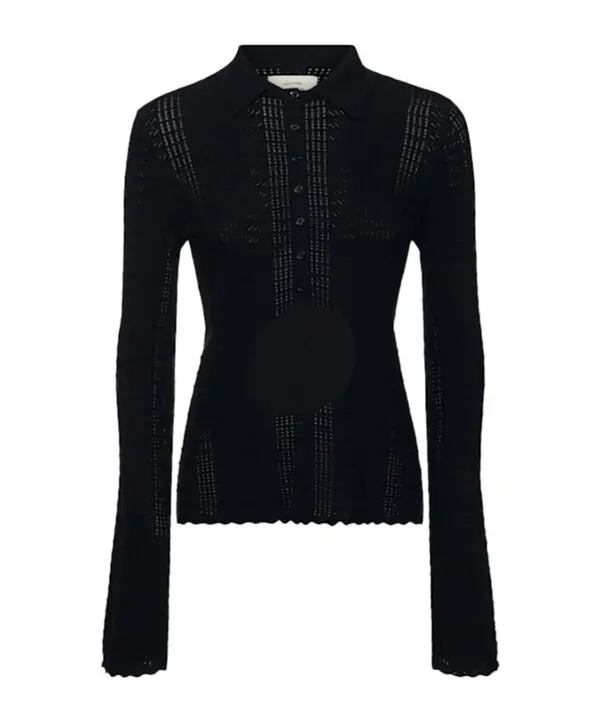 Loulou De Saison Long-sleeved Sweater With Collar