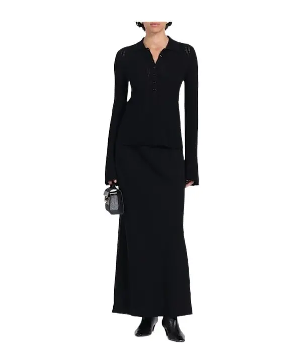 Loulou De Saison Long-sleeved Sweater With Collar