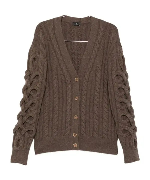 Etro Cable-knit Cardigan